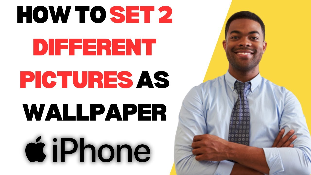 HOW TO SET 2 DIFFERENT PICTURES AS WALLPAPER ON IPHONE - YouTube