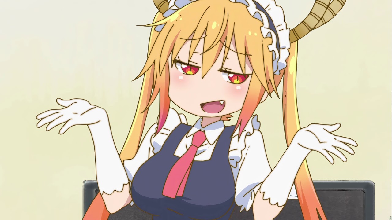 Smug Tohru, upscaled to 4K - YouTube