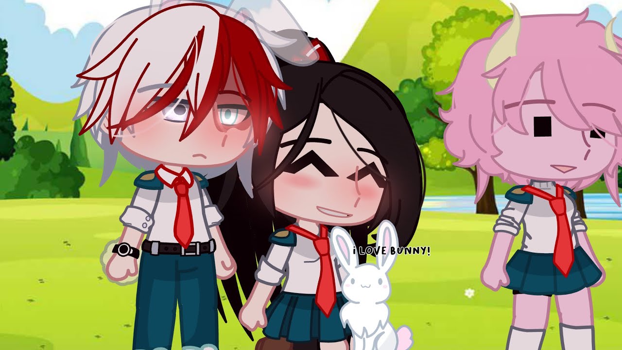 i love cats ( bunny ) || bnha || todomomo || feat mina || gacha club ...