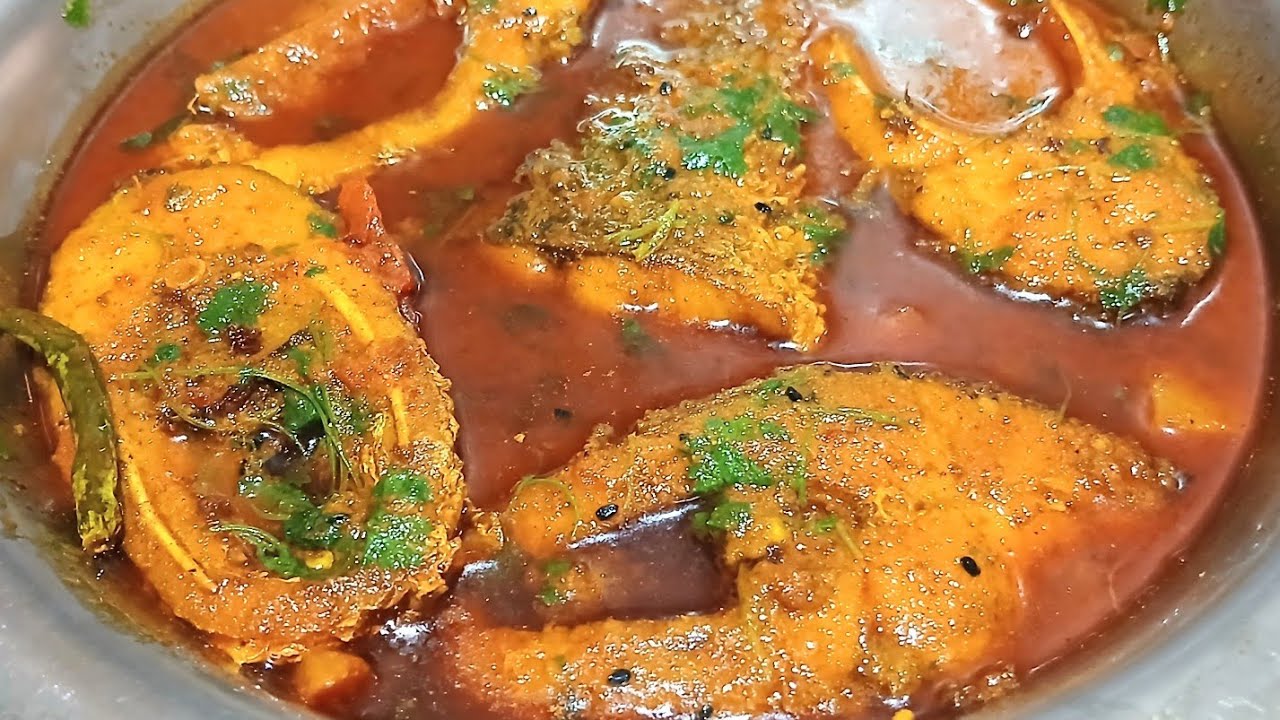 trending recipe|quick and tasty fish soup recipe|katla macher jhol ...