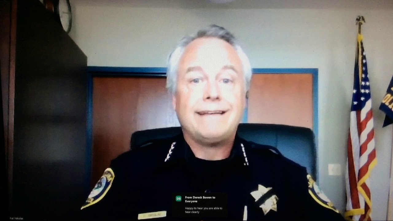 SCPD Town Hall June 11, 2020 - Pat Nikolai - YouTube