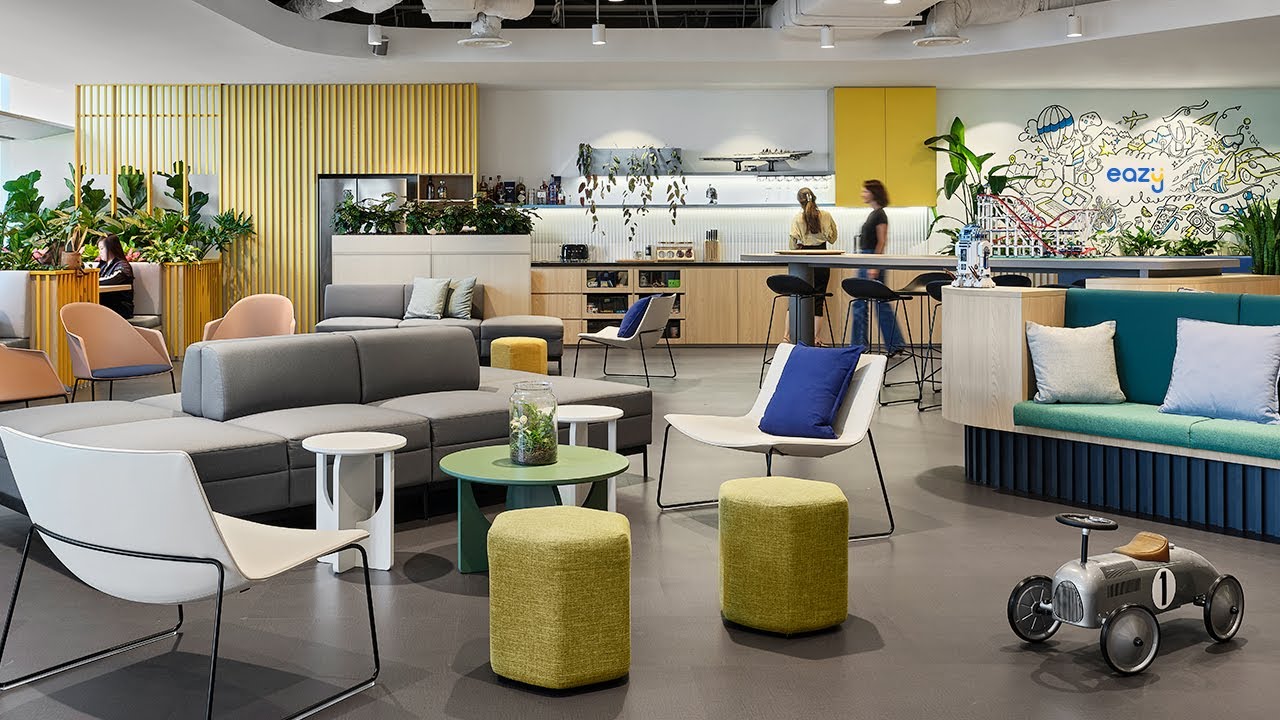 The eazy office: A tech-forward workspace enhanced for collaboration ...