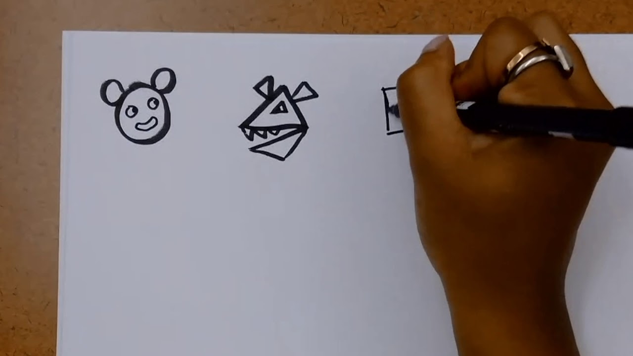 Using Basic Shapes in Character Design - YouTube