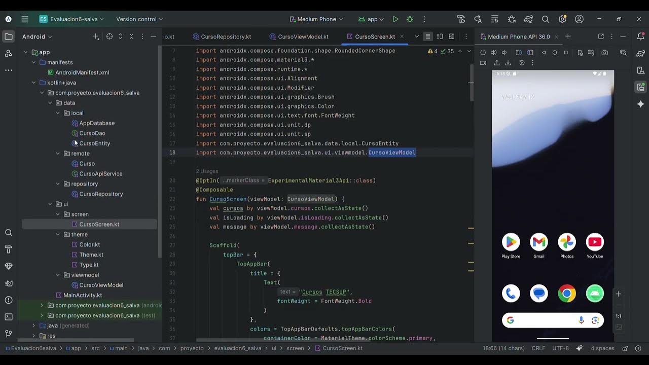 App Android con Jepack Compose + MVVM + Room + Retrofit | Kotlin - YouTube
