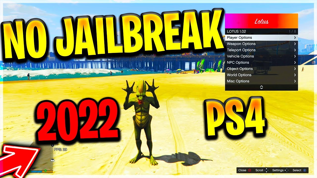 GTA 5 : COMMENT INSTALLER UN MOD MENU SUR PS4 (NO JAILBREAK) 2022 ...