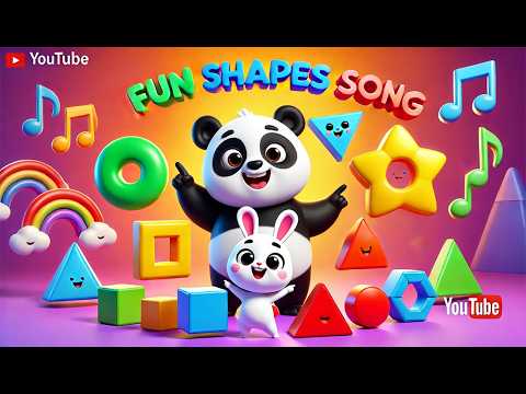 Fun Learning Shapes | Baby Learning Songs | Nursery Rhymes - YouTube