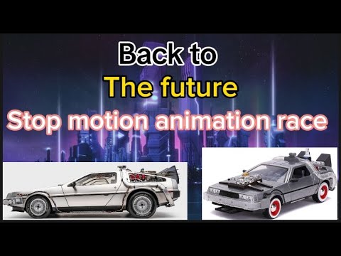 Stop motion cars back to the future stop motion animation - YouTube
