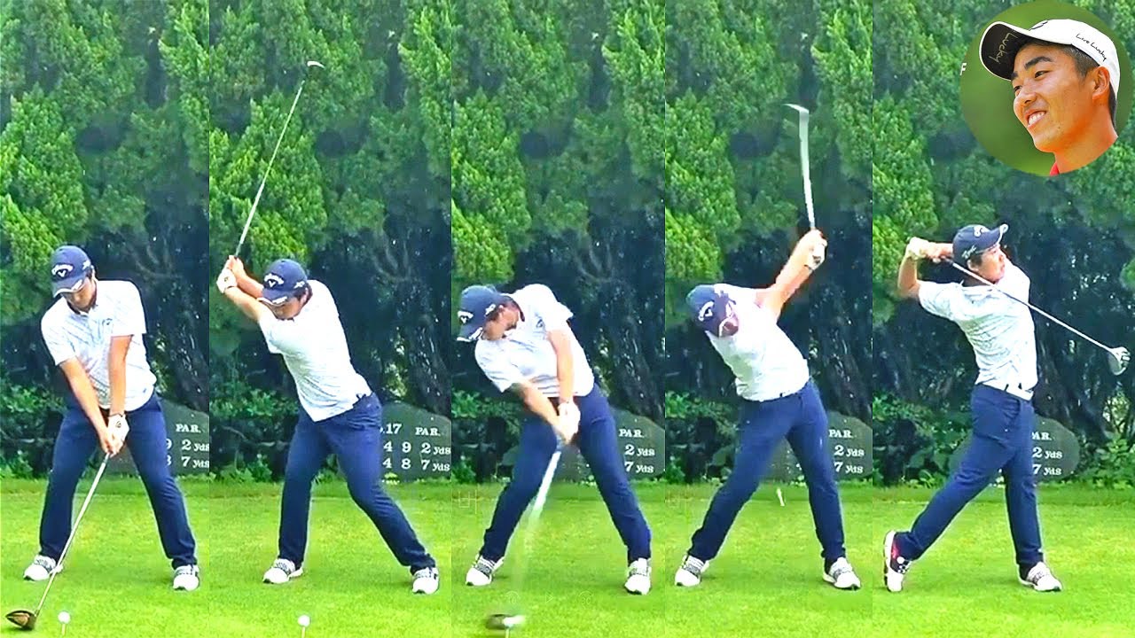 杉原大河 Taiga Sugihara プロゴルファー DRIVER SHOT SLOW MOTION !!! - YouTube
