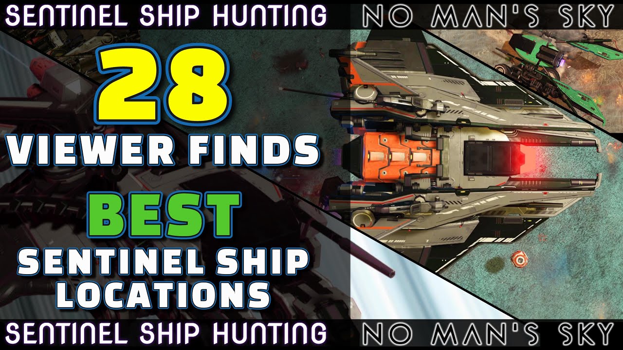 28 Insane Sentinel Ship Locations | No Man's Sky Echoes - YouTube