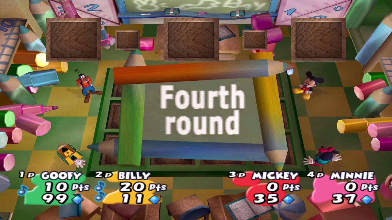 Disney's Party - Flip Panel Fun Minigame - YouTube