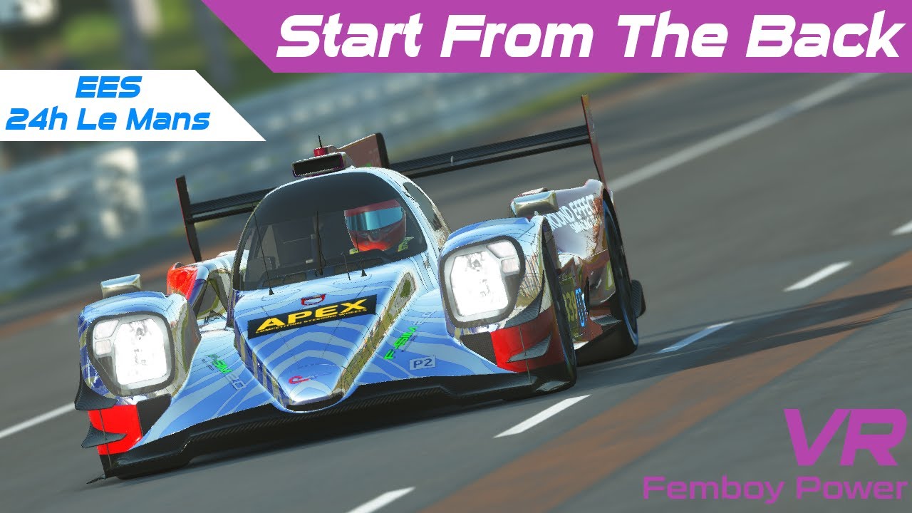 [rF2][VR] EES Le Mans 24h Start - #18 Groundeffect LMP2 - YouTube