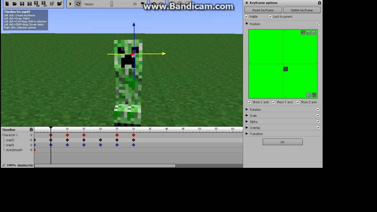 My creeper rig for mine imator - YouTube