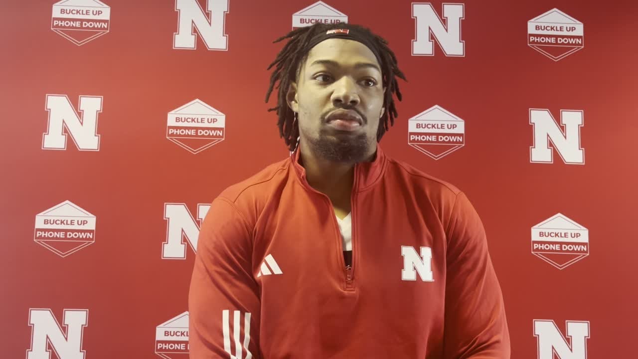 Nebraska linebacker MJ Sherman, April 2 - YouTube