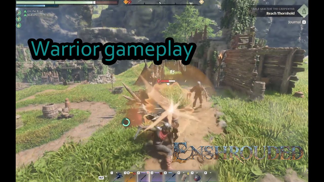 Enshrouded | Warrior Combat gameplay - YouTube