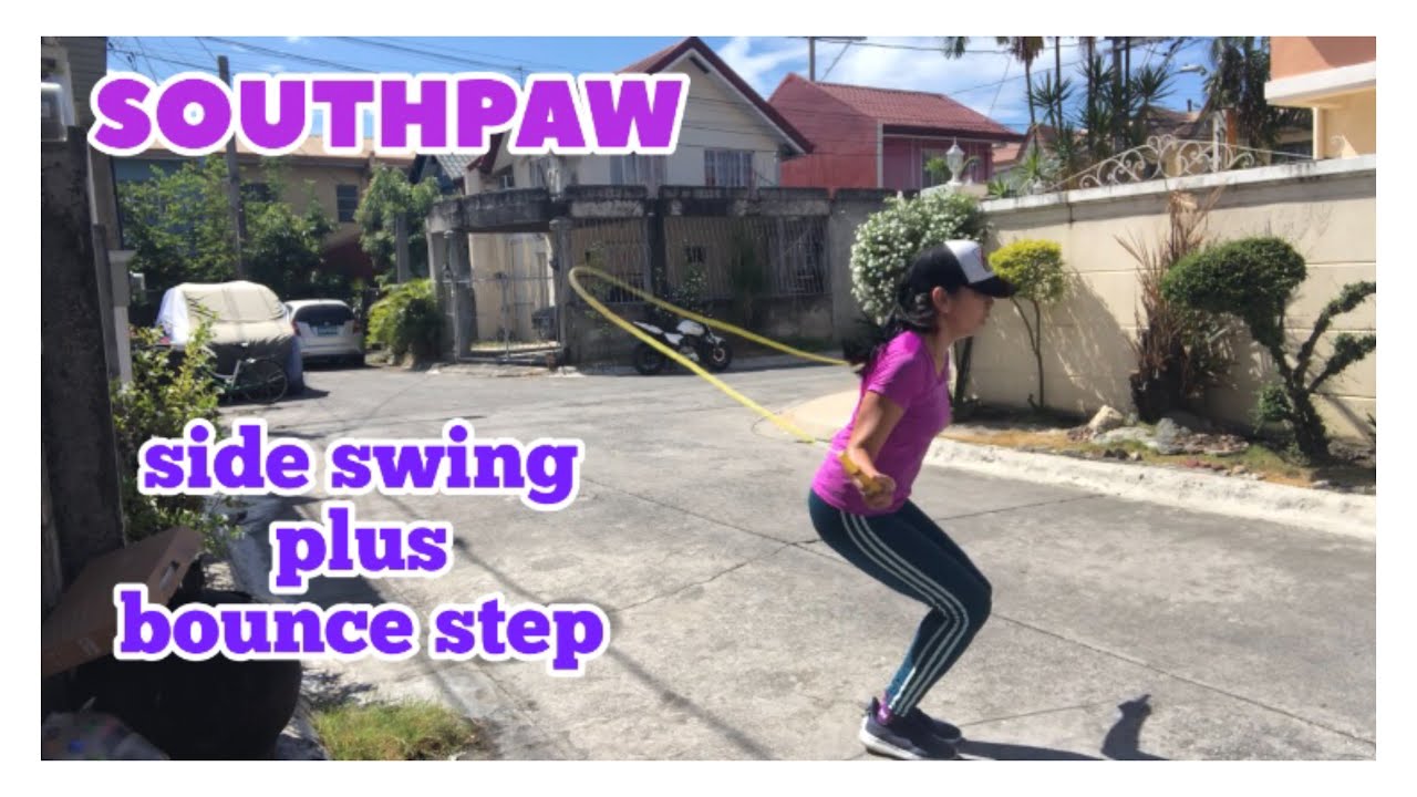 SOUTHPAW JUMP ROPE || SIDE SWING PLUS BOUNCE STEP - YouTube