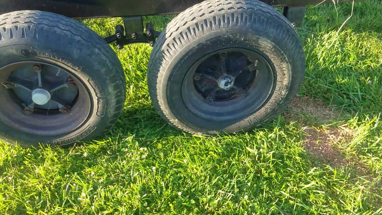 Automatic round bail trailer part 2 - YouTube