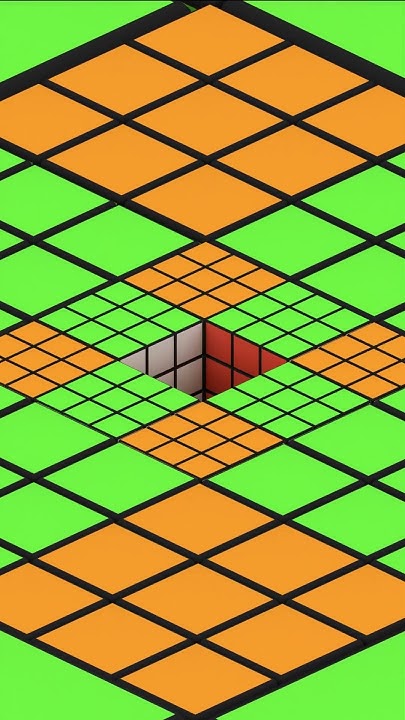 Rubik's Cube Slide, Drop and Zoom 1 | Satisfying Loop Animation #shorts #endless #animationloop ...