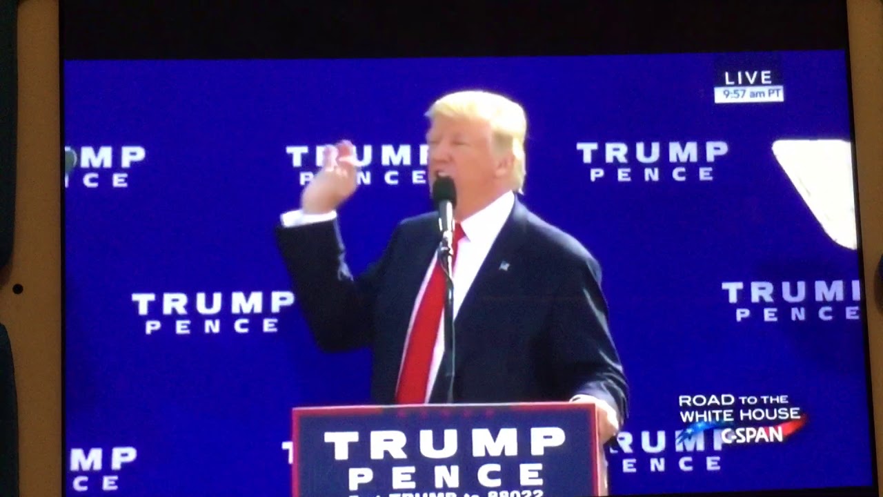 Donald trump sings believer - YouTube