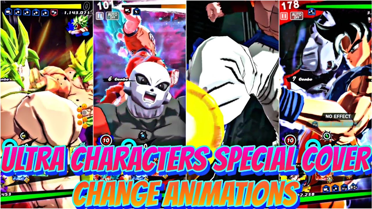 ULTRA CHARACTERS SPECIAL COVER CHANGE ANIMATIONS 🔥 IN DRAGON BALL ...