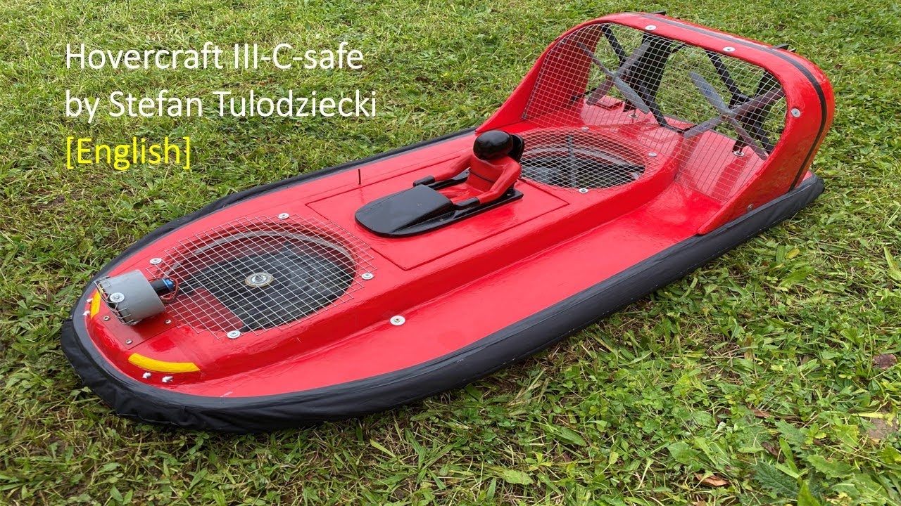 Self-built RC hovercraft, RC air cushion boat, ground effect vehicle ...