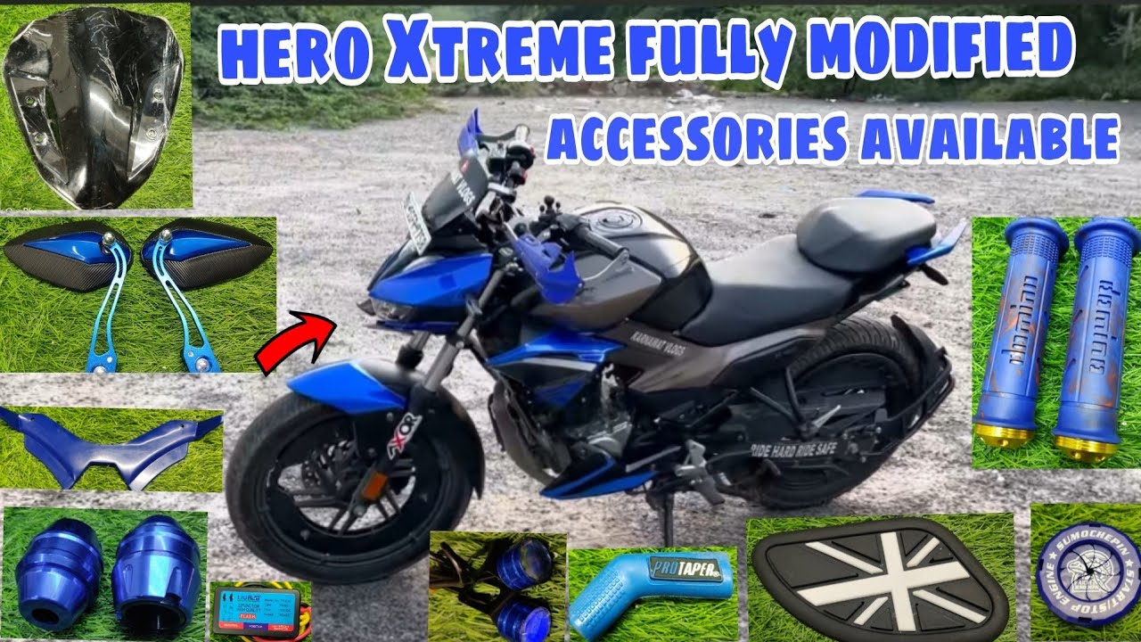 Hero Xtreme 125r modified| all accessories available| best modification ...