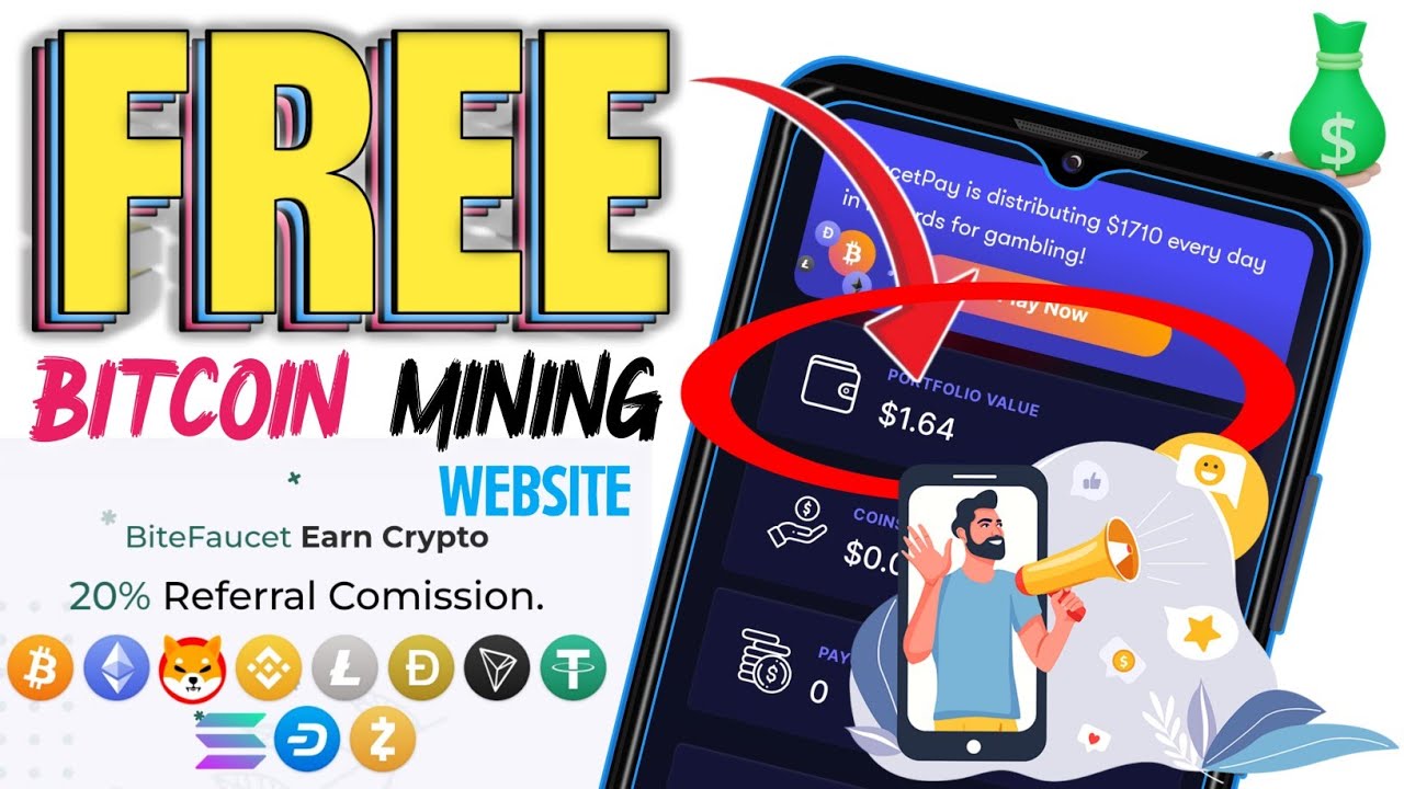 how to earn free bitcoin !! free bitcoin mining !! earn all crypto ...