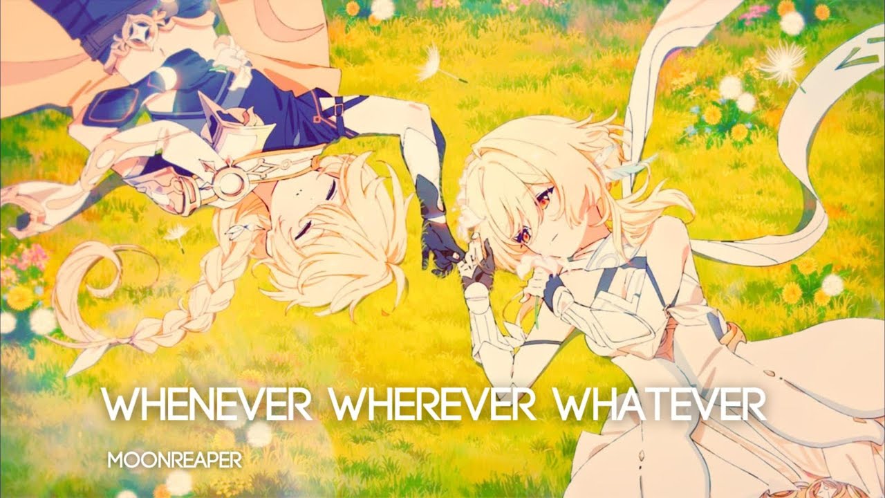 Whenever Wherever Whatever | Moon #GenshinImpact #Aether #Lumine # ...