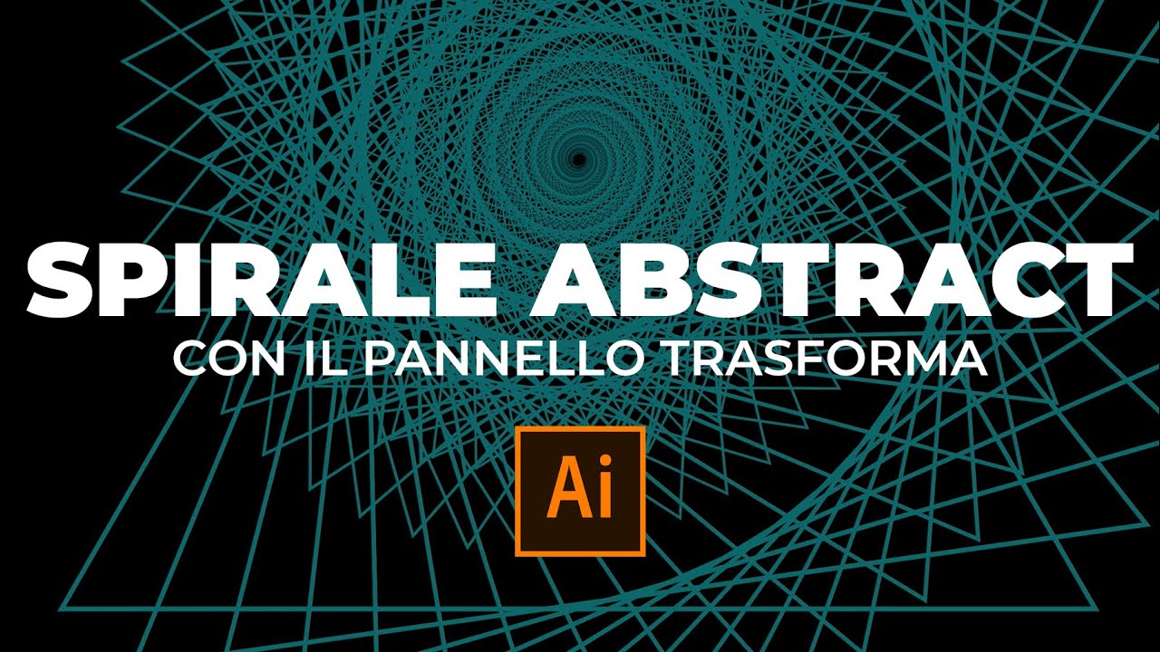 Spirale con il Pannello Trasforma di Illustrator Tutorial Ita - YouTube