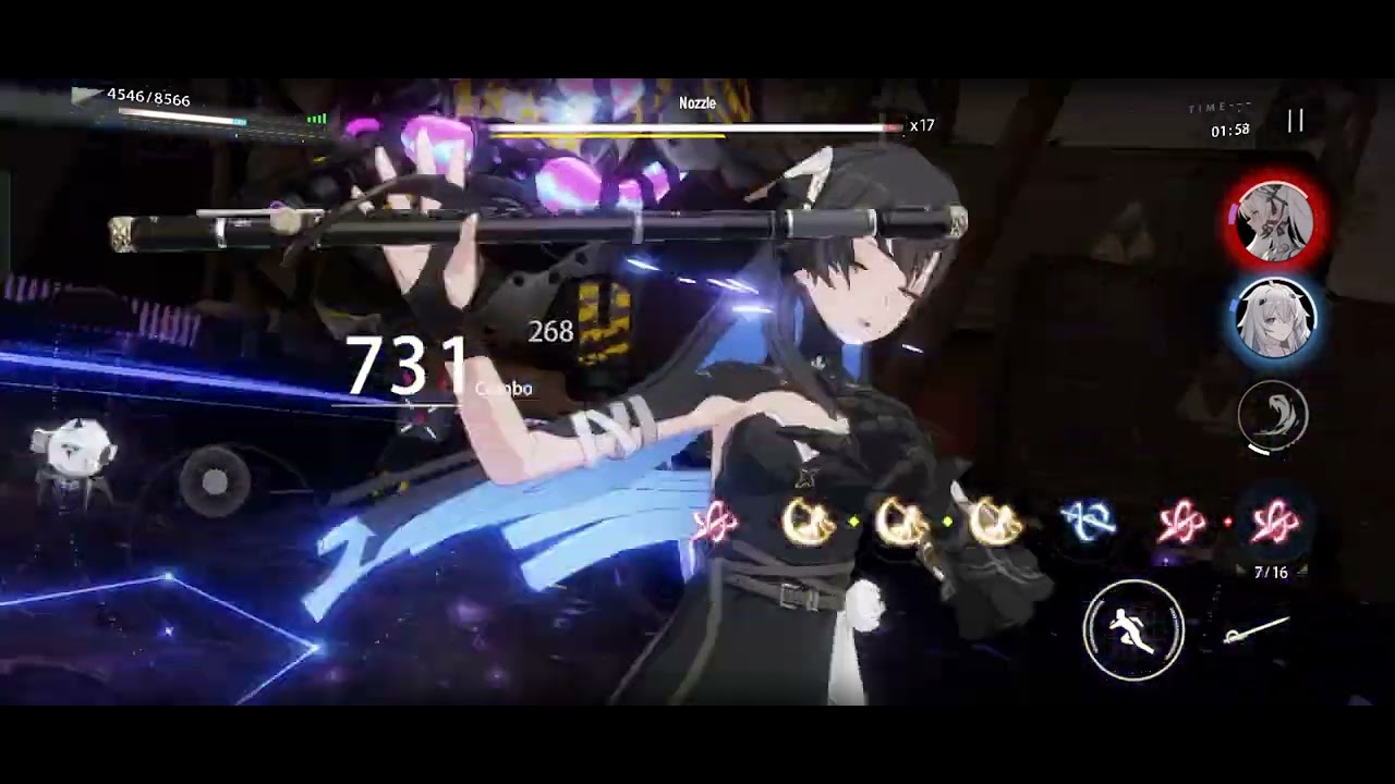 F2P [ Punishing : Gray Raven ]- Nozzle Boss - Max Difficulty - Dark ...