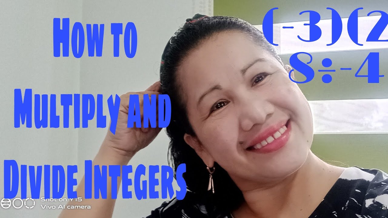 How to multiply and divide an integers/by Teacher Espie - YouTube