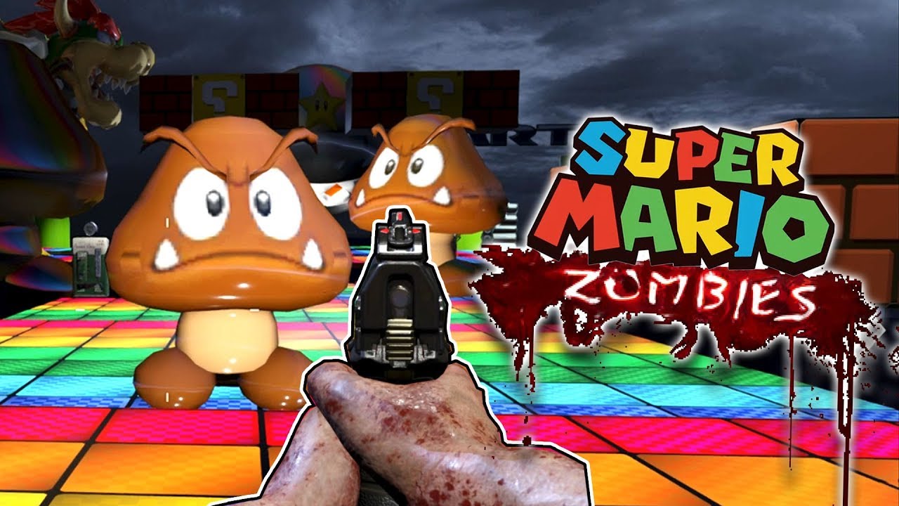 THIS GAME IS SO INTENSE [Mario Zombies] ft. Nathaniel Bandy ...