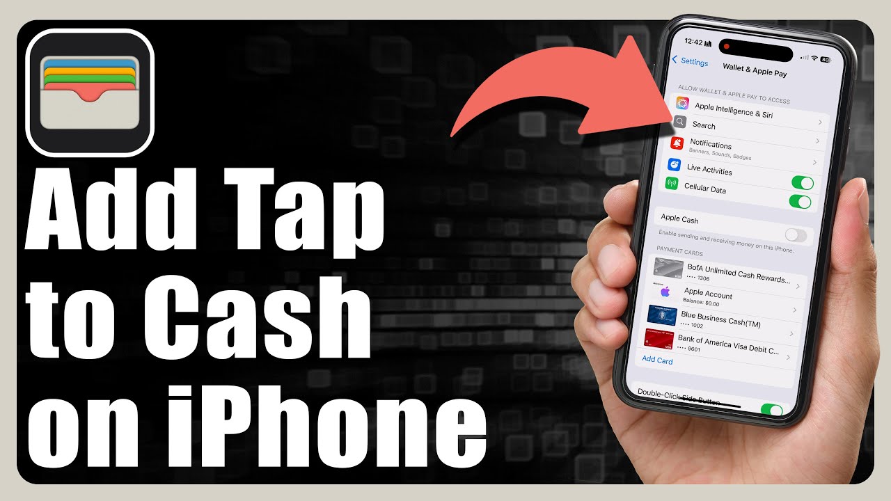 How To Add Tap To Cash On iPhone - YouTube