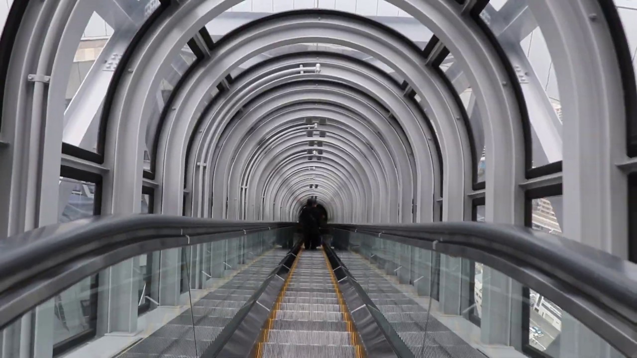 Umeda Sky Building, Osaka. Floating escalator. - YouTube