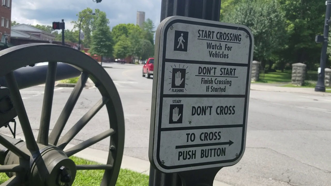 Campbell Pedestrian Buttons - YouTube