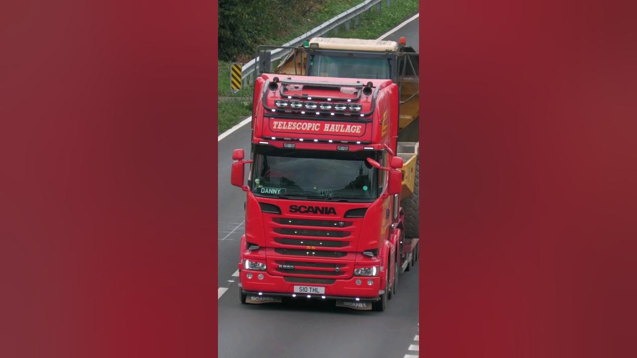 SCANIA R520 V8 - Telescopic Haulage #truckspotting - YouTube