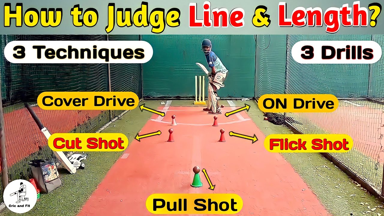 How to judge line and length of ball | shot selection in cricket ...