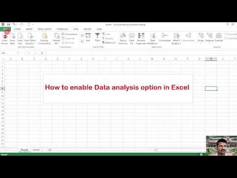 How to enable Data Analysis Tool - YouTube