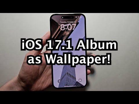 iPhone How to Choose ANY Album for Lock Screen Wallpaper! (iOS 17.1)