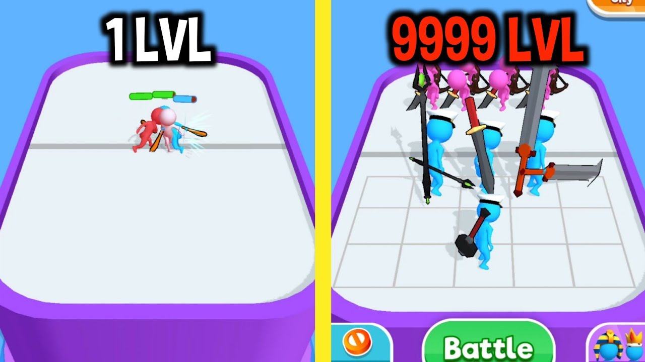 Merge Battle 3D MAX LEVEL - Merge Evolution! & 1Lvl Battle 9999Lvl ...