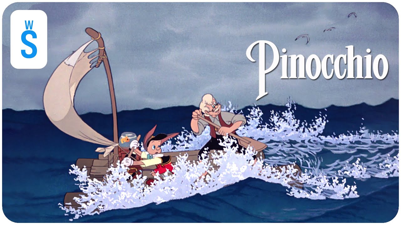 Pinocchio (1940) | Scene: A Whale Of A Sneeze... - YouTube