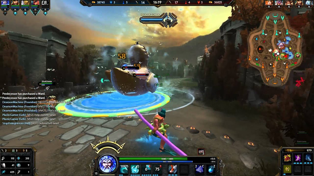 Smite Academy #7 - Mid Lane - Poseidon - YouTube