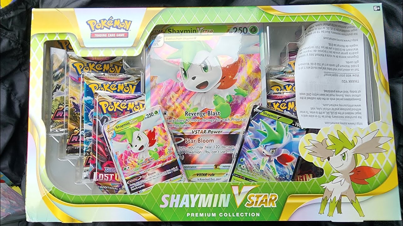 Shaymin Vstar Premium Collection - Pokemon Cards Opening - YouTube