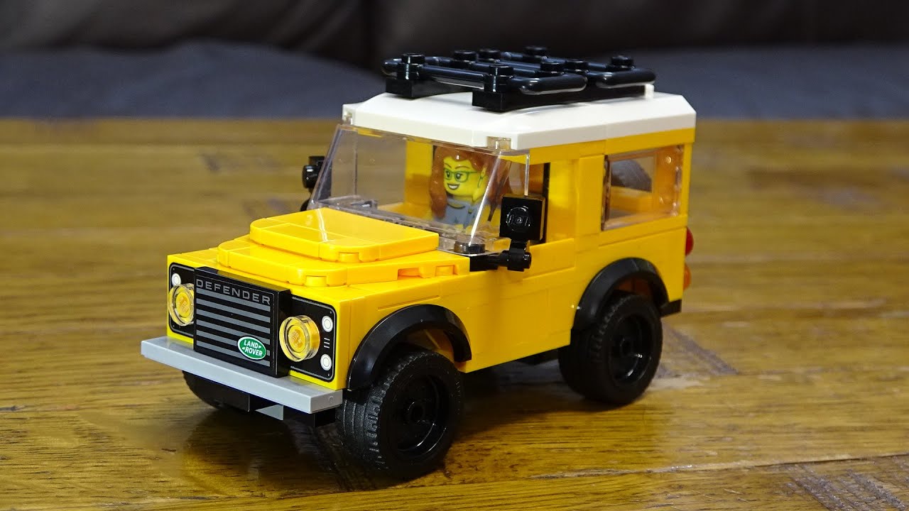 Building a Lego Creator Land Rover Classic Defender SUV 40650 Set - YouTube