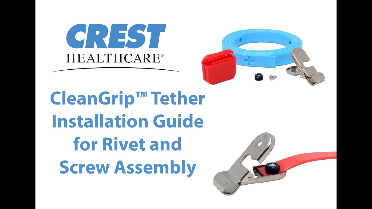 CleanGrip™ Tether Installation Guide for Rivet and Screw Assembly - YouTube