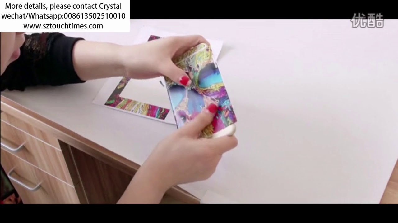 daqin mobile skin printing machine for iphone 6, custom mobile sticker ...