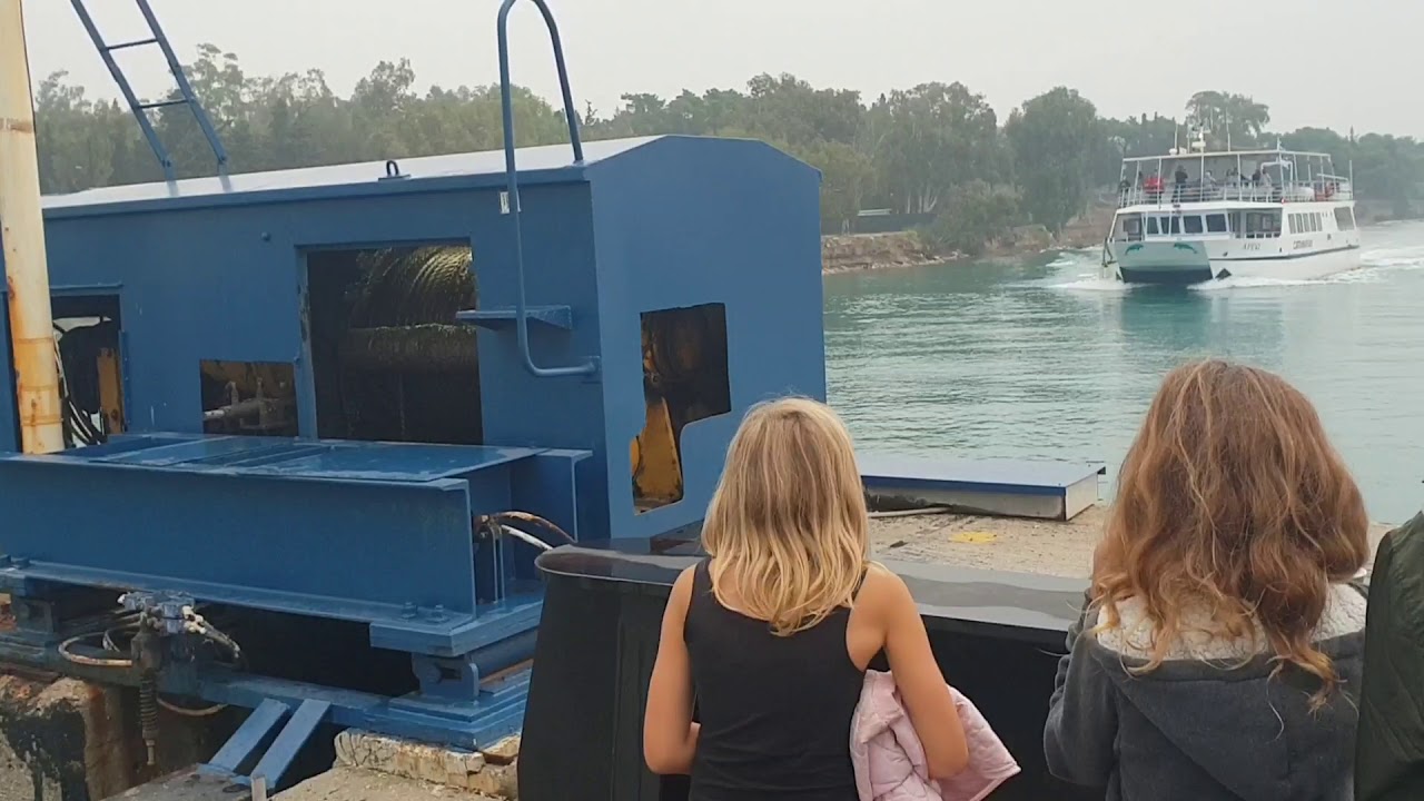 Submersible Bridges at Corinth , Greece - YouTube