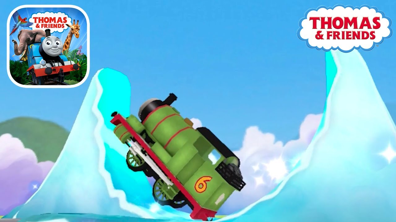 Thomas & Friends: Adventures! 🏆🎄 Percy Goes on an Ice Sloop Ride! Crazy ...