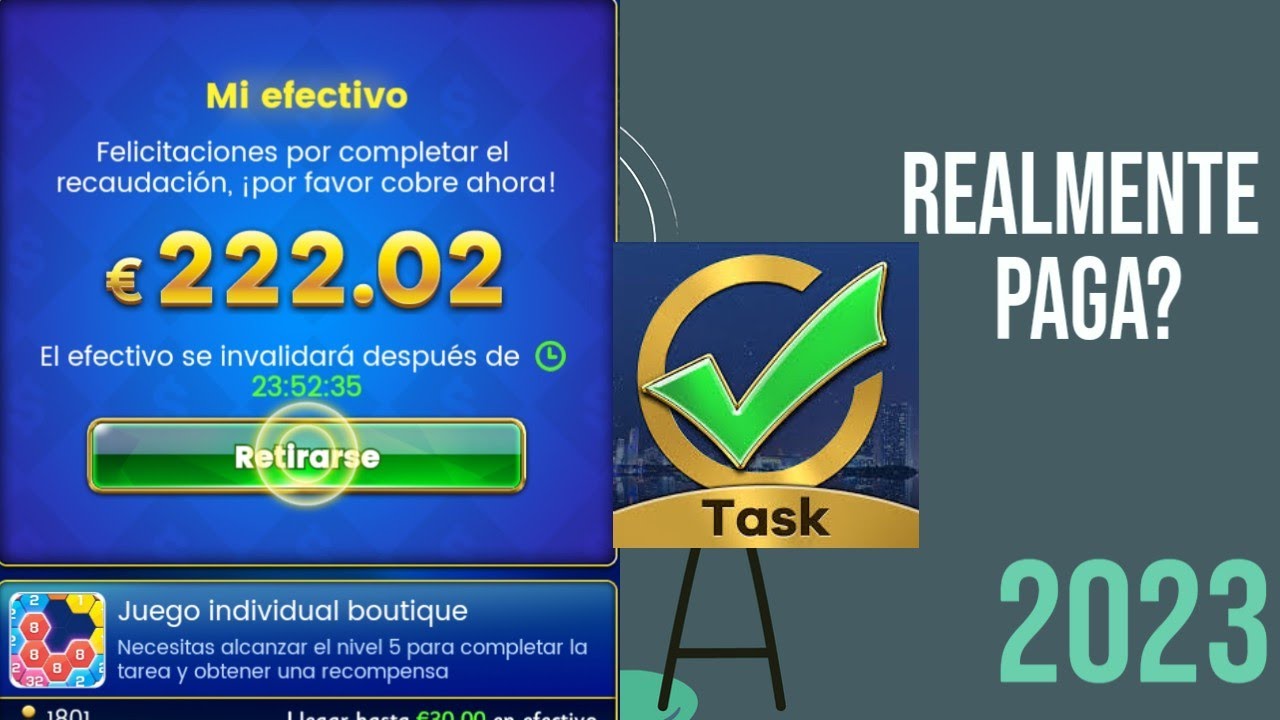 Revisión de la aplicación Fun task craze 🤔 Paga - YouTube