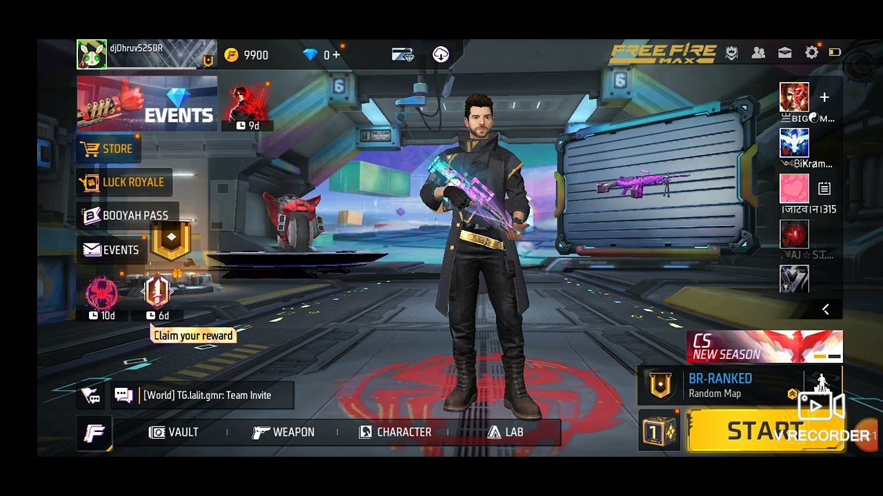 By alock in free fire max - YouTube