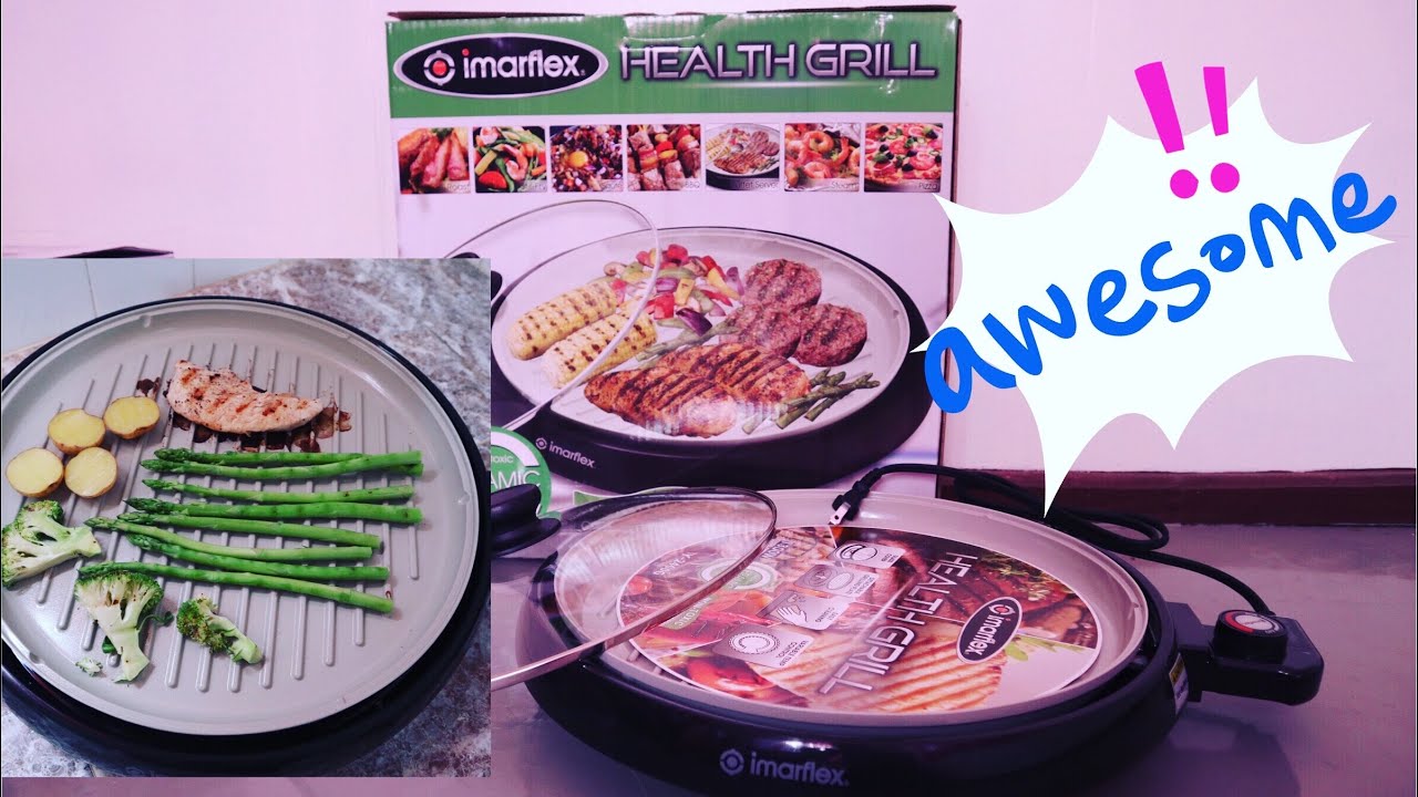 Imarflex Electric Grill | Health Grill -TY-2400G - YouTube